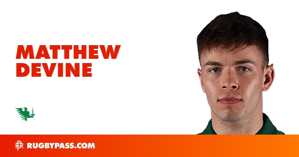 Matthew Devine Rugby Bio | News, Stats, Age, Height & Team | RugbyPass