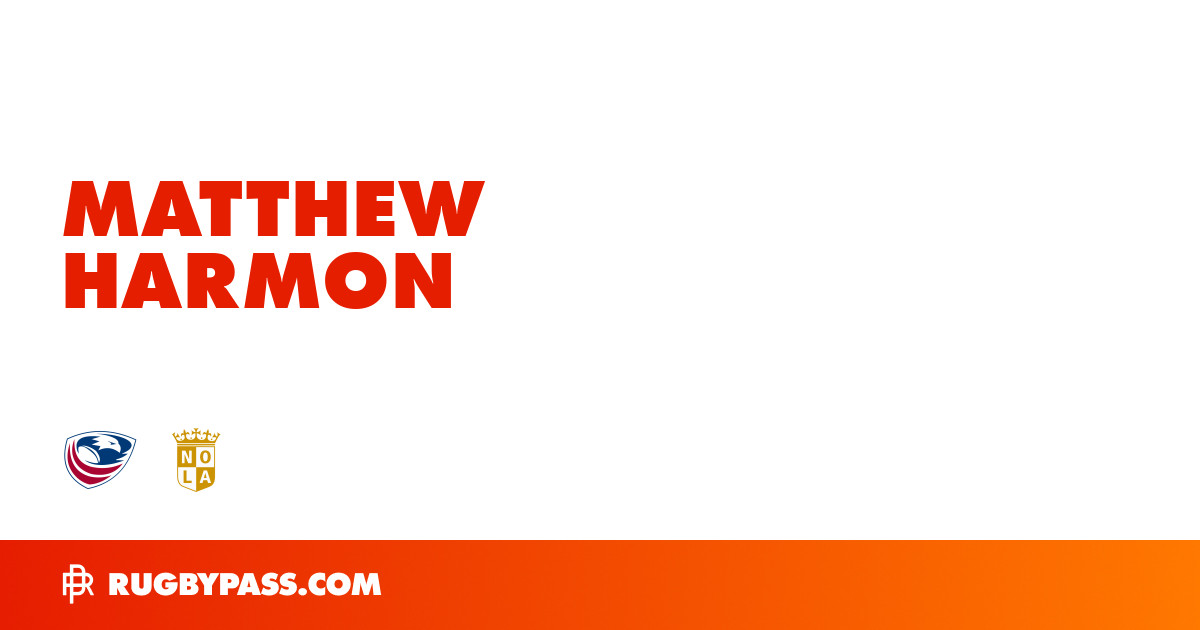 Matthew Harmon Rugby Bio | News, Stats, Age, Height & Team | RugbyPass