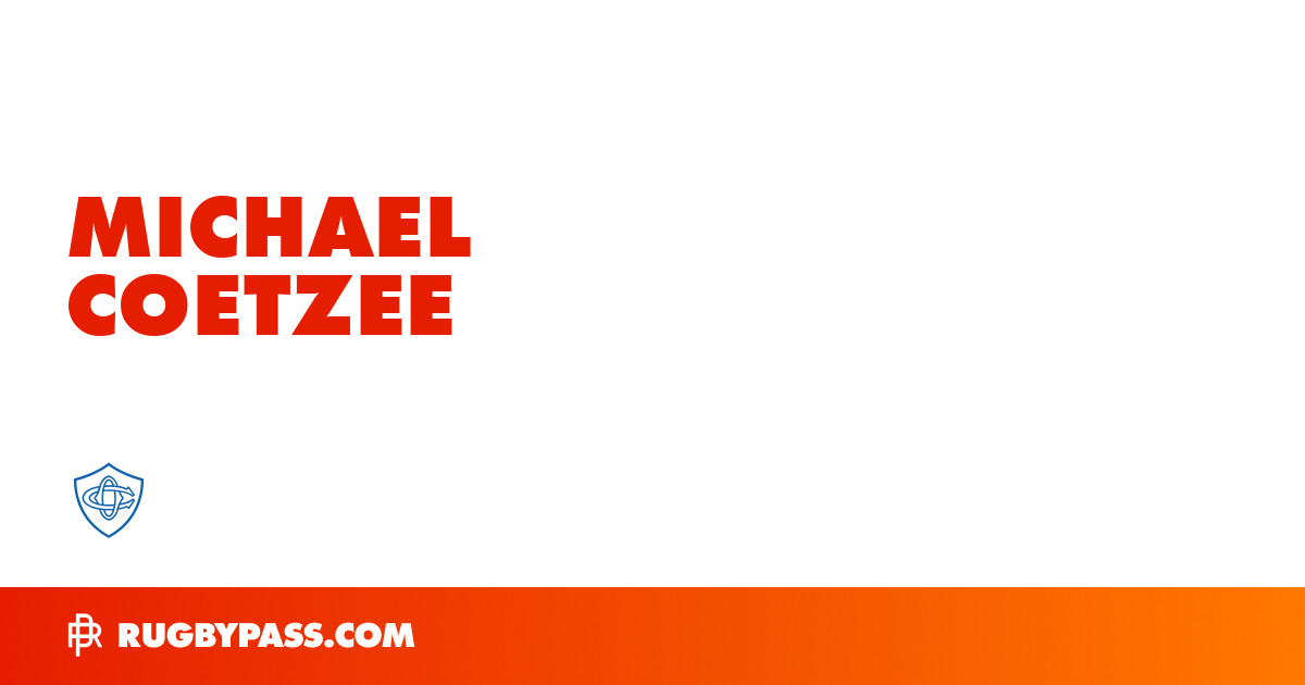 Michael Coetzee Rugby Bio | News, Stats, Age, Height & Team | RugbyPass