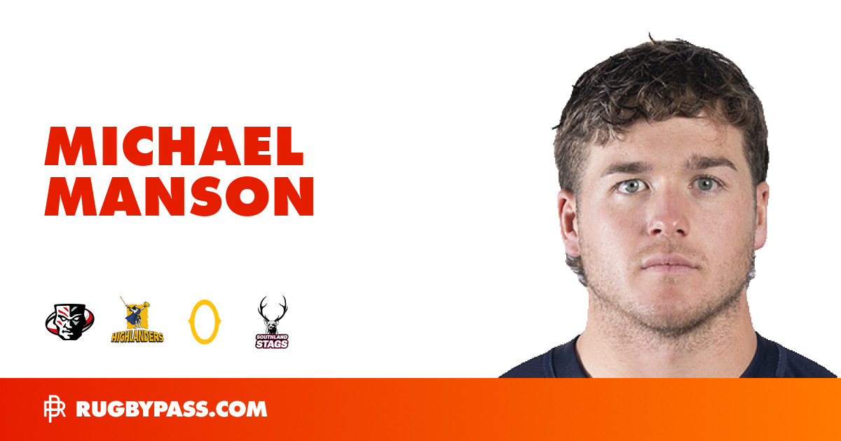 Michael Manson Rugby Bio | News, Stats, Age, Height & Team | RugbyPass
