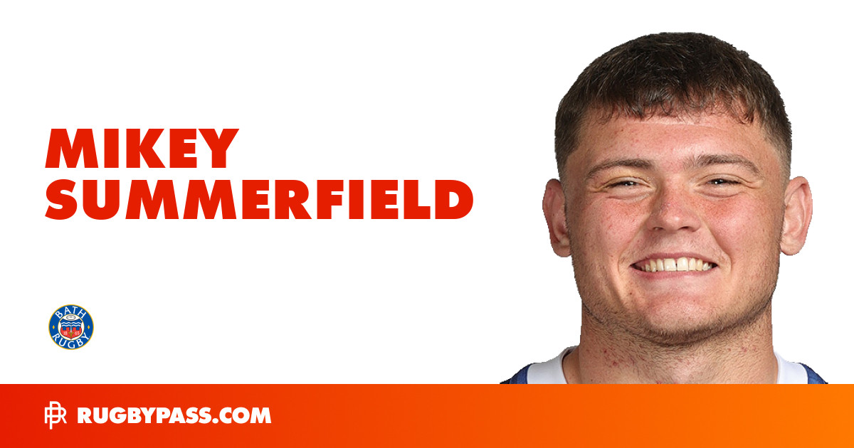 Mikey Summerfield Rugby Bio | News, Stats, Age, Height & Team | RugbyPass