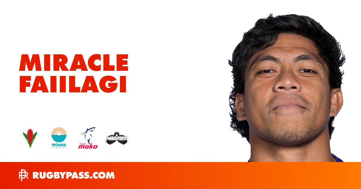Miracle Faiilagi Rugby Bio | News, Stats, Age, Height & Team | RugbyPass