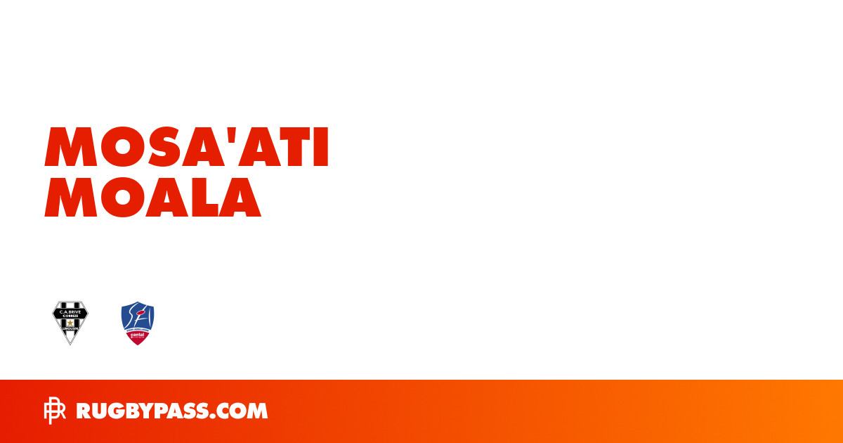 Mosa'ati Moala Rugby Bio | News, Stats, Age, Height & Team | RugbyPass