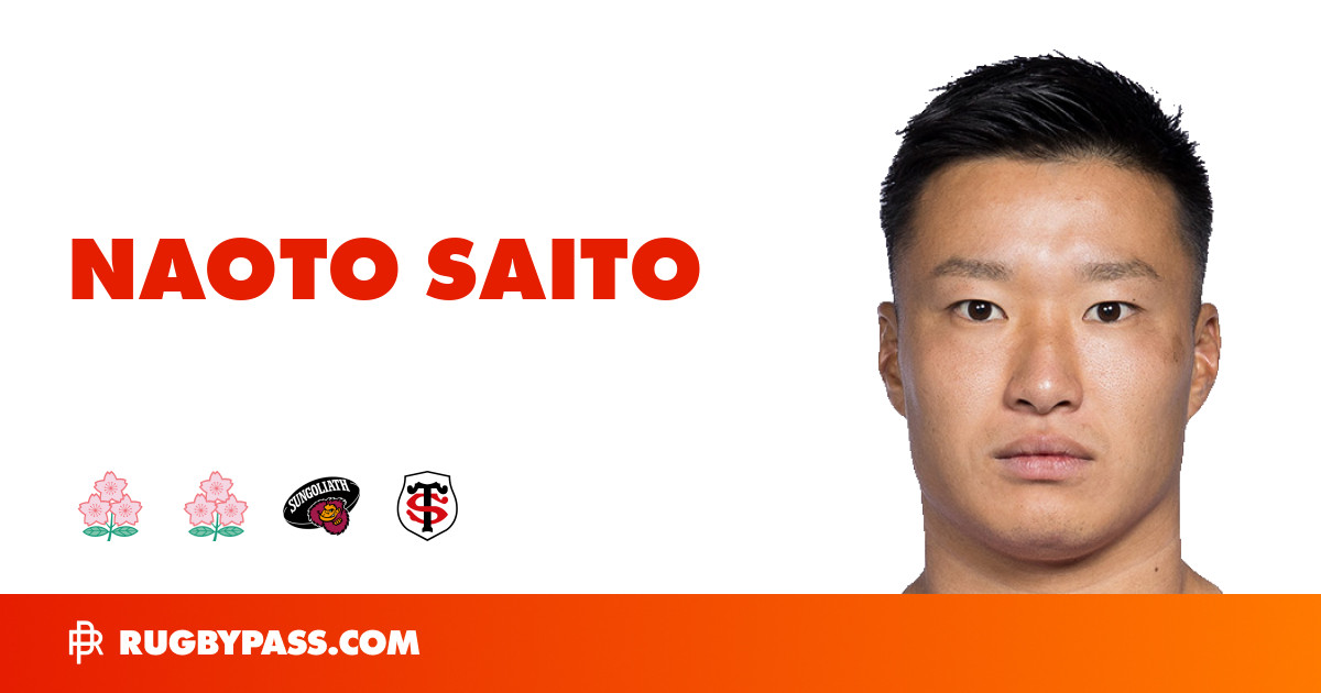 Naoto Saito Rugby Bio | News, Stats, Age, Height & Team | RugbyPass