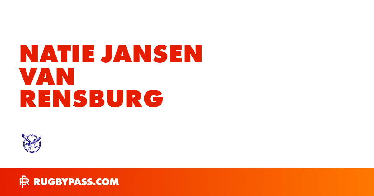 Natie Jansen van Rensburg Rugby Bio | News, Stats, Age, Height & Team ...