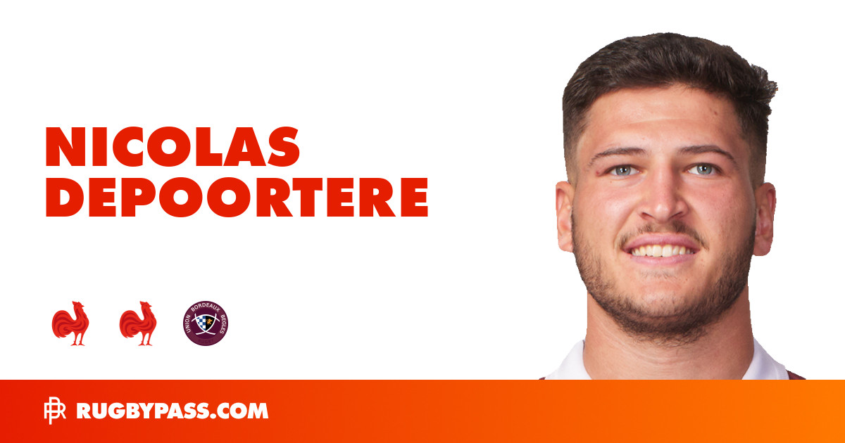 Nicolas Depoortere Rugby Bio | News, Stats, Age, Height & Team | RugbyPass