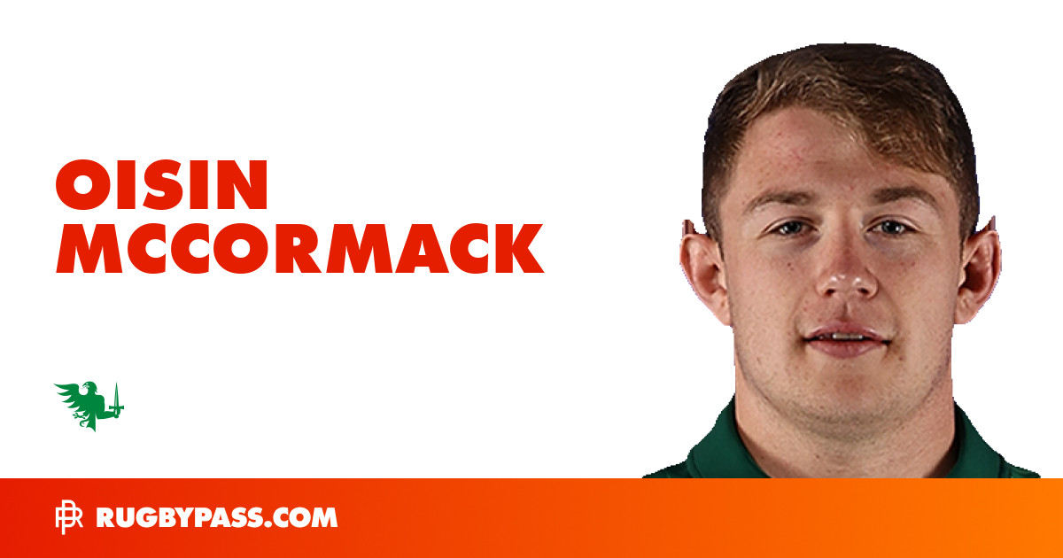 Oisin McCormack Rugby Bio | News, Stats, Age, Height & Team | RugbyPass