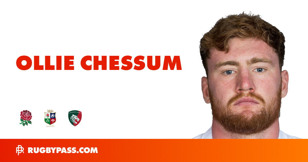 Ollie Chessum Rugby | Ollie Chessum News, Stats & Team | RugbyPass