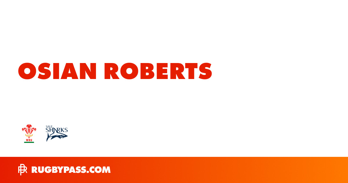 Osian Roberts Rugby Bio | News, Stats, Age, Height & Team | RugbyPass