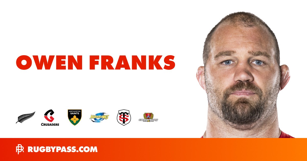 Owen Franks Rugby Bio | News, Stats, Age, Height & Team | RugbyPass