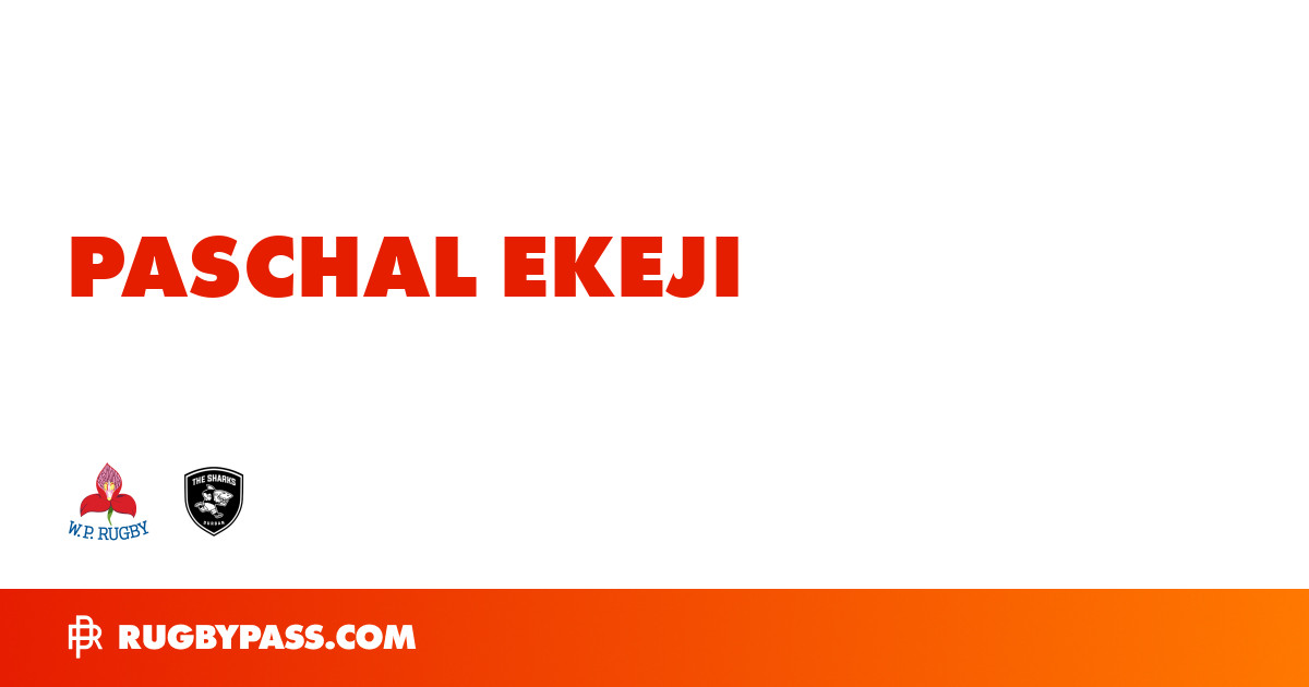 Paschal Ekeji Rugby Bio | News, Stats, Age, Height & Team | RugbyPass
