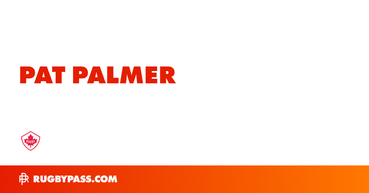 Pat Palmer Rugby Bio | News, Stats, Age, Height & Team | RugbyPass