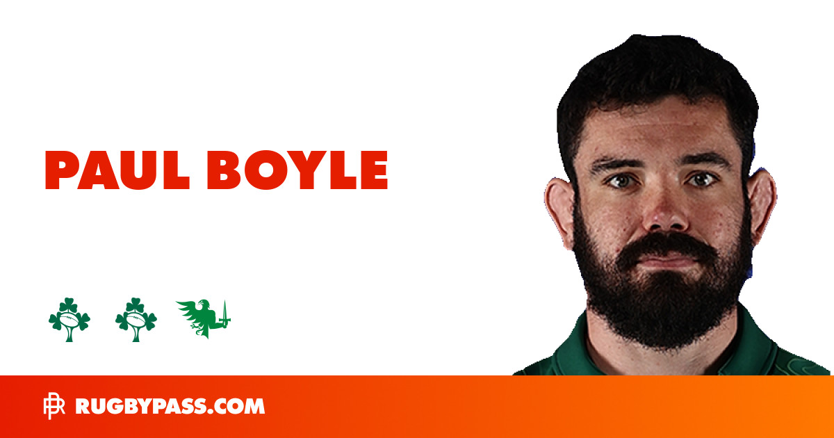 Paul Boyle Rugby Bio | News, Stats, Age, Height & Team | RugbyPass
