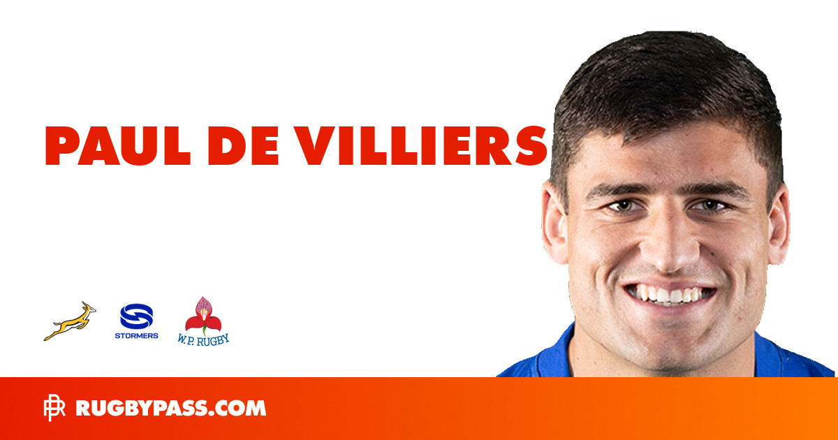Paul De Villiers Rugby Bio | News, Stats, Age, Height & Team | RugbyPass