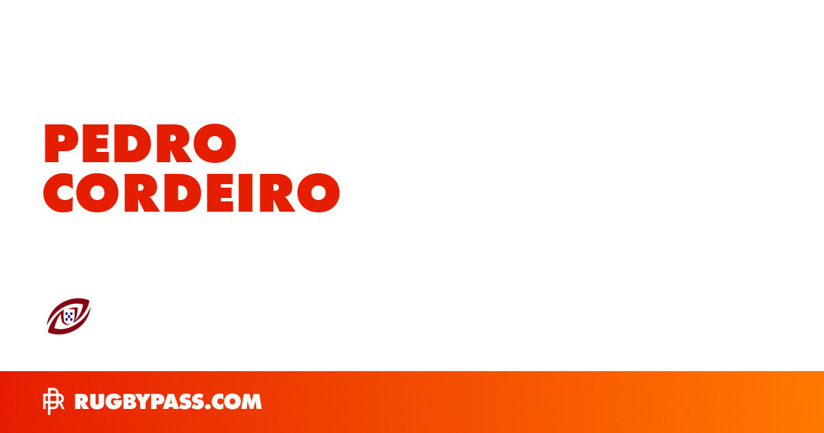 Pedro Cordeiro Rugby Bio | News, Stats, Age, Height & Team | RugbyPass
