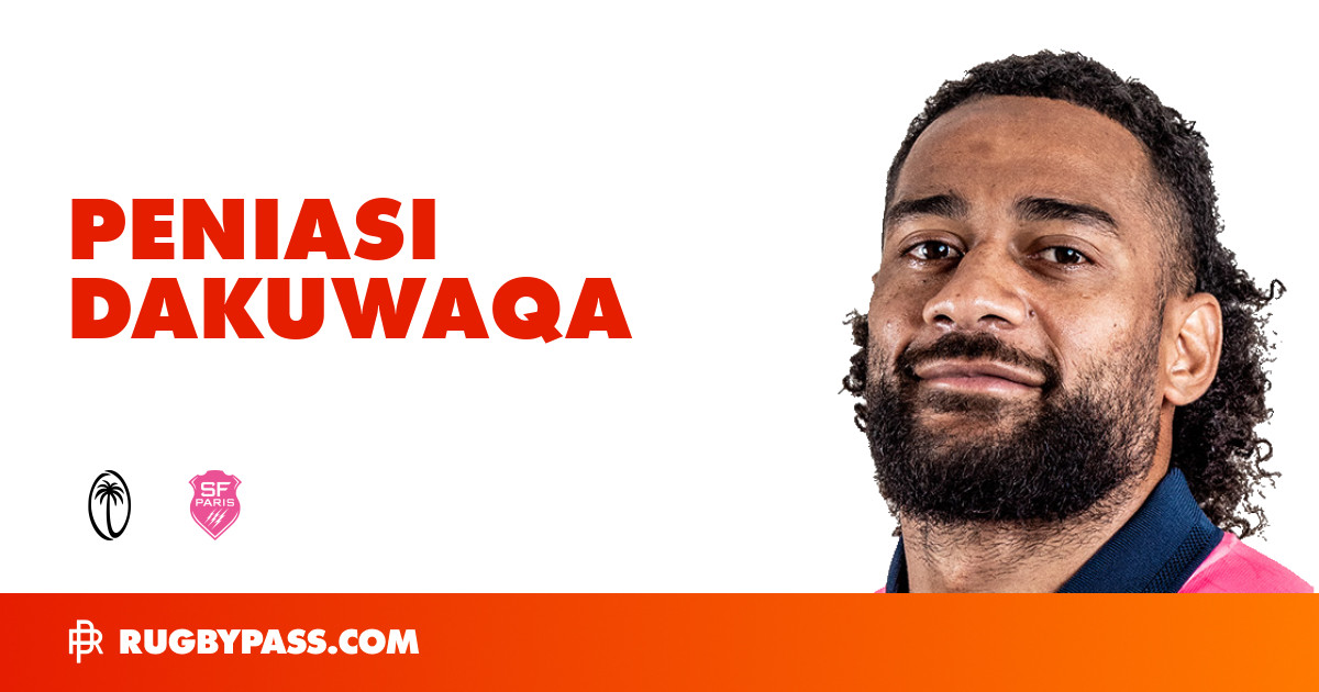 Peniasi Dakuwaqa Rugby Bio | News, Stats, Age, Height & Team | RugbyPass
