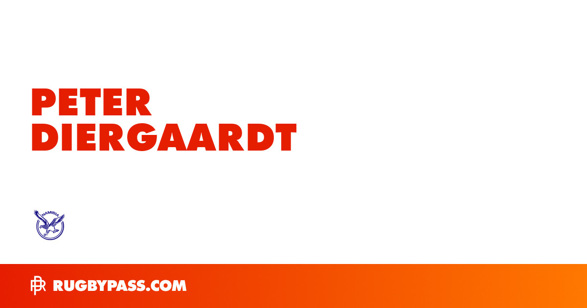 Peter Diergaardt Rugby Bio | News, Stats, Age, Height & Team | RugbyPass