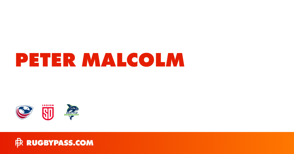 Peter Malcolm Rugby Bio | News, Stats, Age, Height & Team | RugbyPass