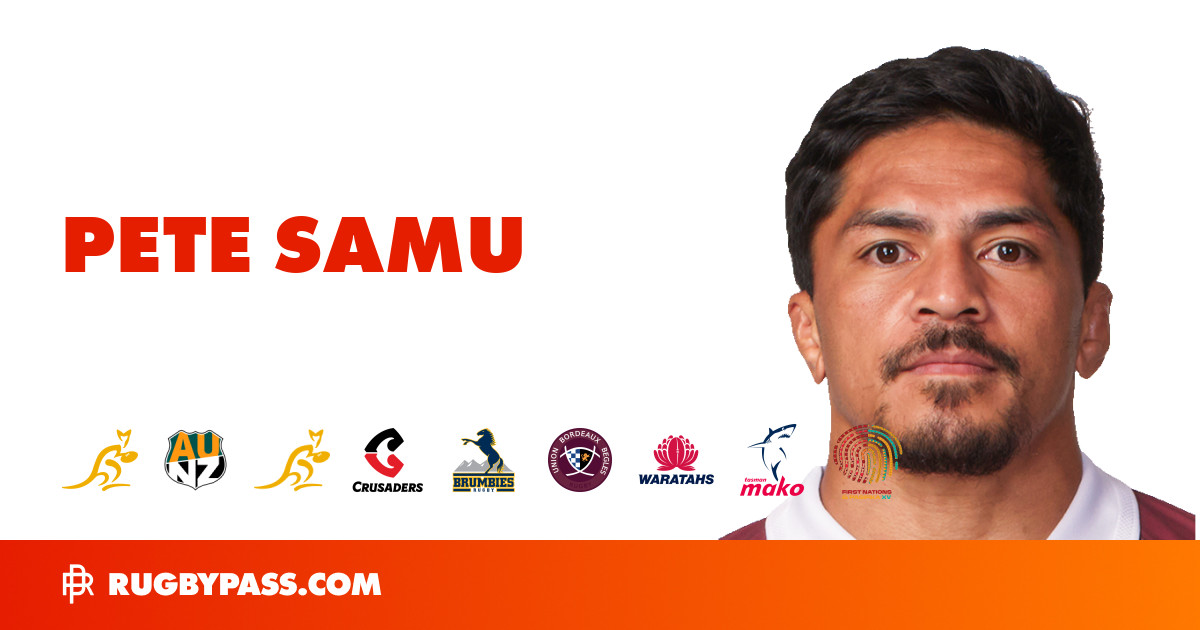 Pete Samu Rugby Bio | News, Stats, Age, Height & Team | RugbyPass