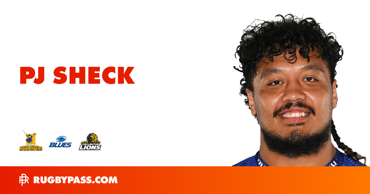 PJ Sheck Rugby Bio | News, Stats, Age, Height & Team | RugbyPass