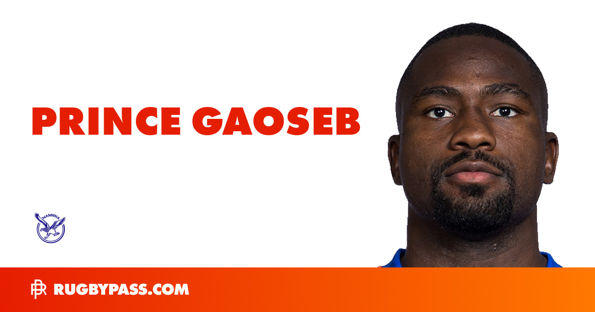 Prince Gaoseb Rugby Bio | News, Stats, Age, Height & Team | RugbyPass