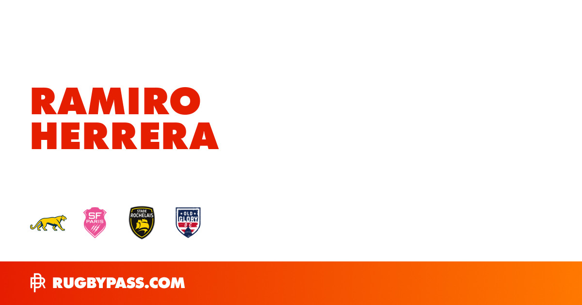 Ramiro Herrera Rugby Bio | News, Stats, Age, Height & Team | RugbyPass