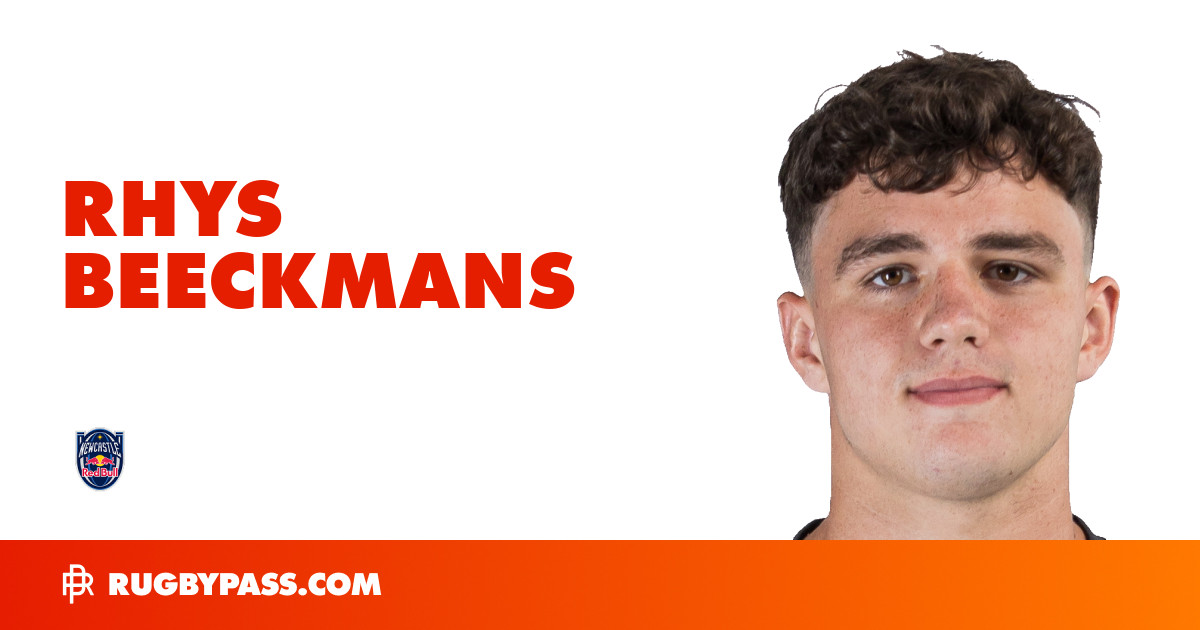 Rhys Beeckmans Rugby Bio | News, Stats, Age, Height & Team | RugbyPass