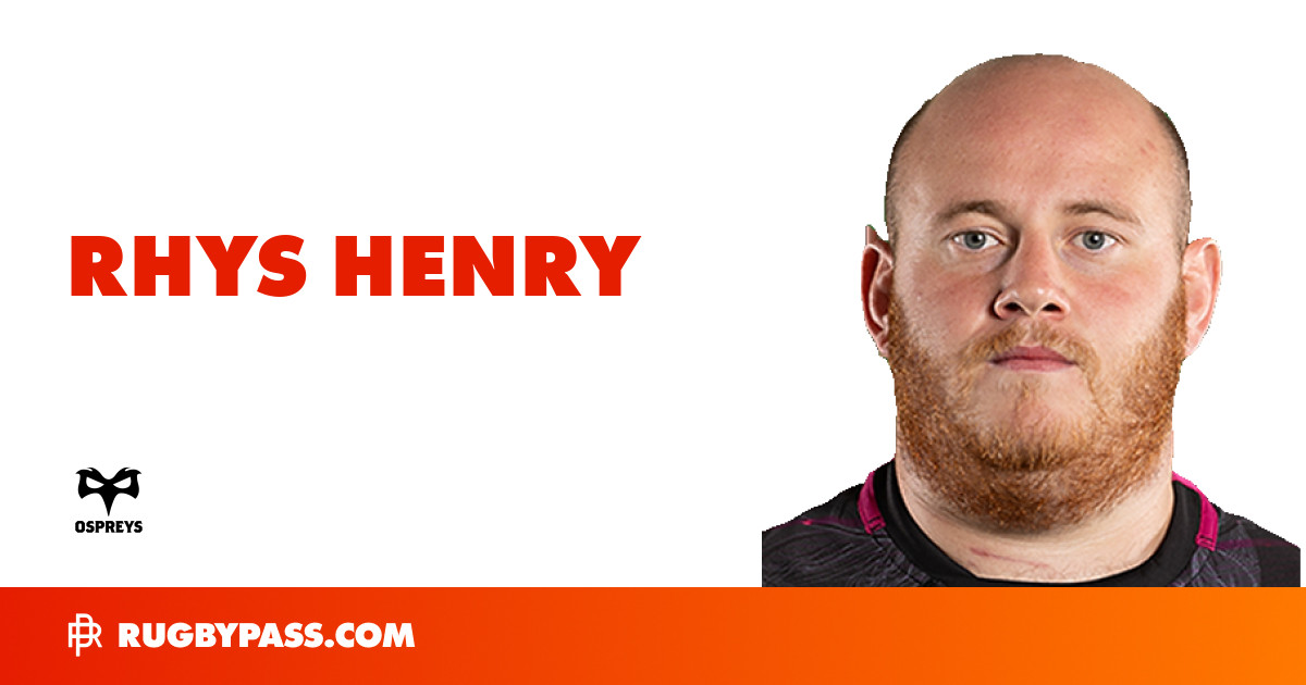 Rhys Henry Rugby Bio | News, Stats, Age, Height & Team | RugbyPass