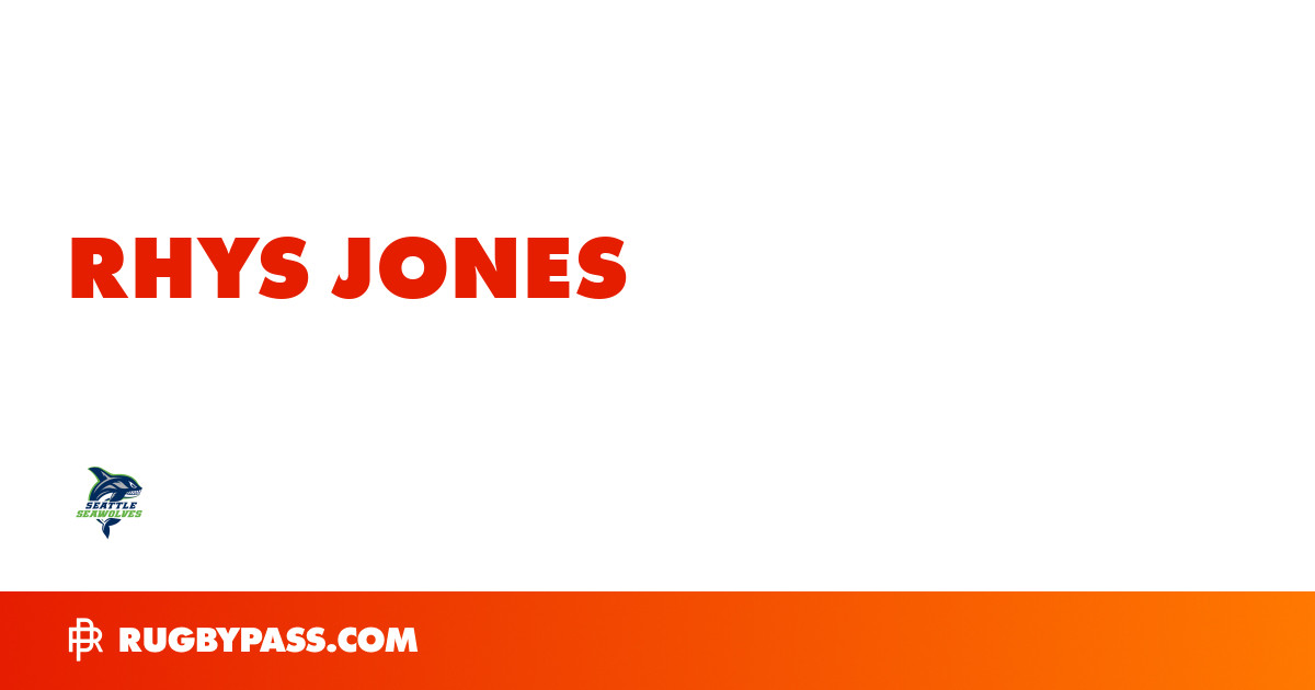 Rhys Jones Rugby Bio | News, Stats, Age, Height & Team | RugbyPass