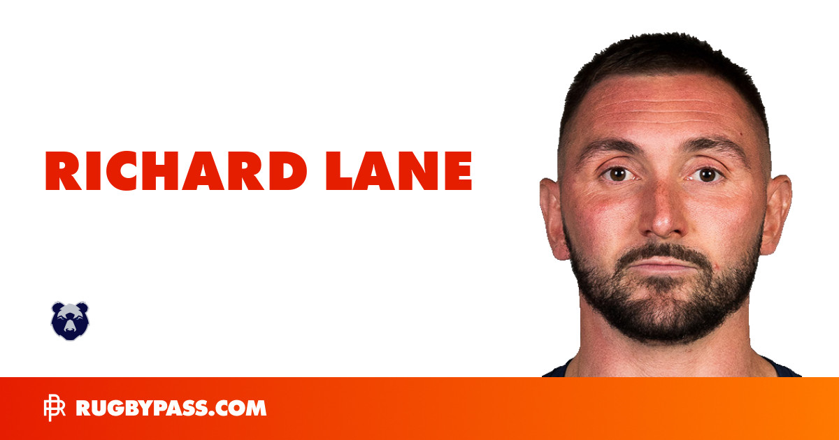 Richard Lane Rugby Bio | News, Stats, Age, Height & Team | RugbyPass