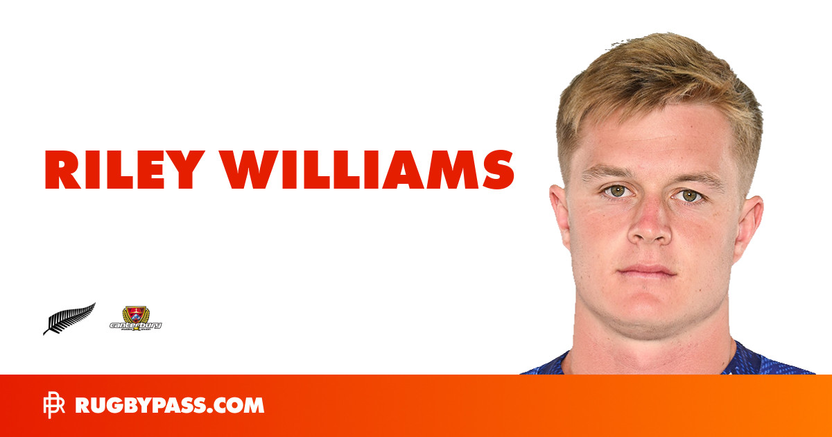 Riley Williams Rugby Bio | News, Stats, Age, Height & Team | RugbyPass