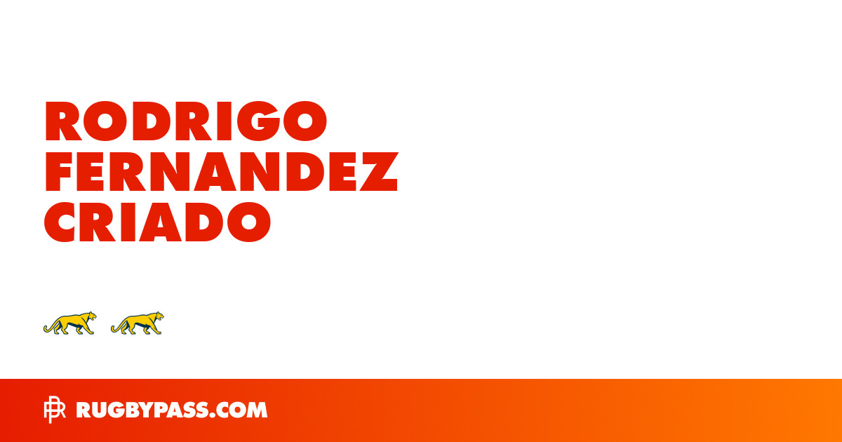Rodrigo Fernandez Criado Rugby Bio | News, Stats, Age, Height & Team ...