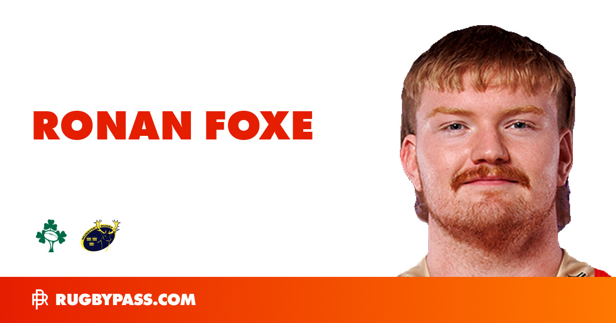 Ronan Foxe Rugby Bio | News, Stats, Age, Height & Team | RugbyPass