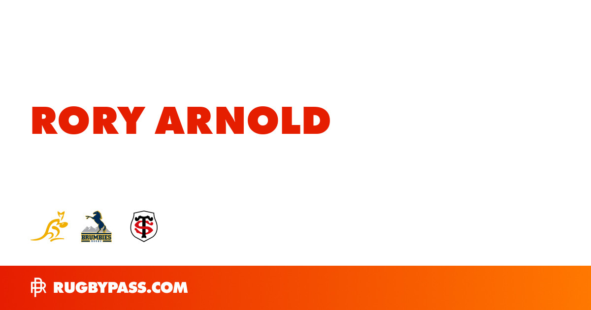 Rory Arnold Rugby Bio | News, Stats, Age, Height & Team | RugbyPass