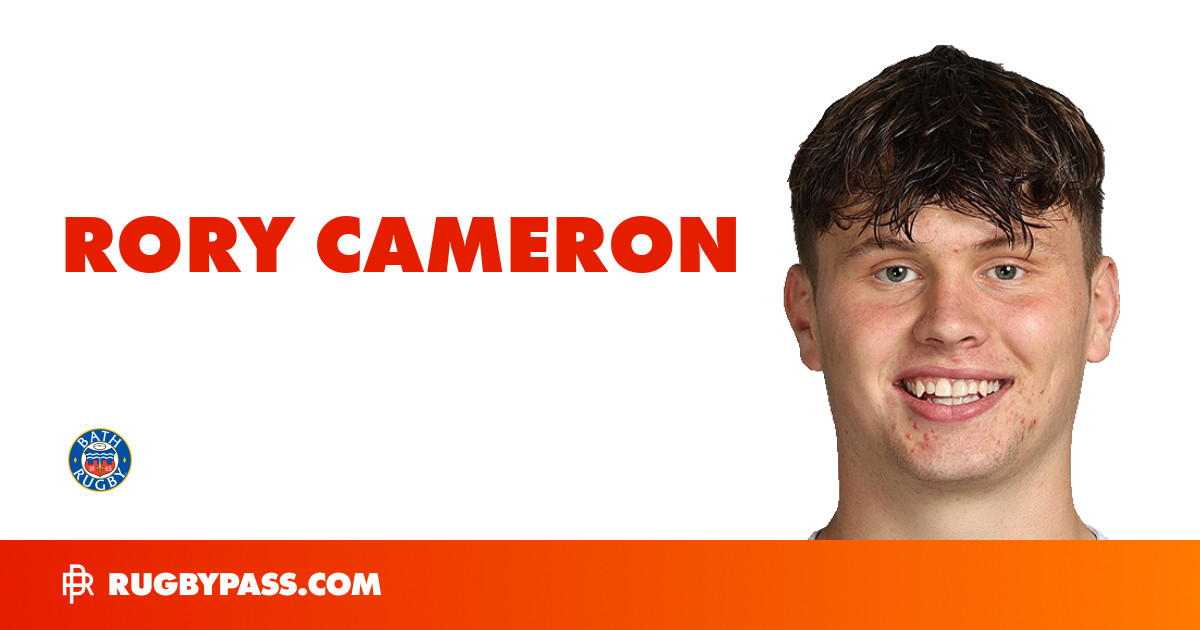 Rory Cameron Rugby Bio | News, Stats, Age, Height & Team | RugbyPass