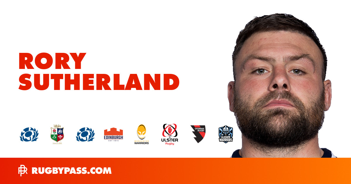Rory Sutherland Rugby | Rory Sutherland News, Stats & Team | RugbyPass