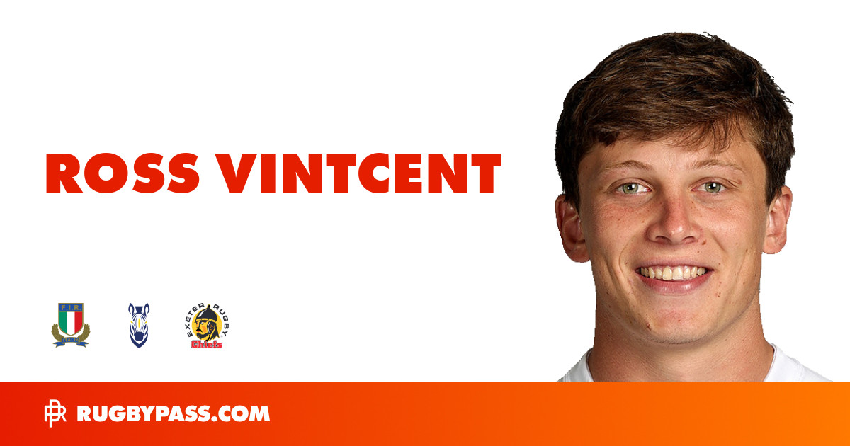 Ross Vintcent Rugby Bio | News, Stats, Age, Height & Team | RugbyPass