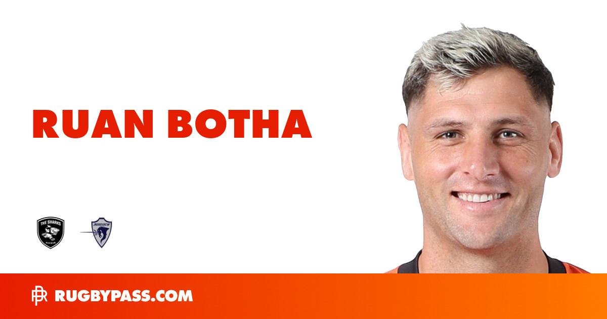 Ruan Botha Rugby Bio | News, Stats, Age, Height & Team | RugbyPass