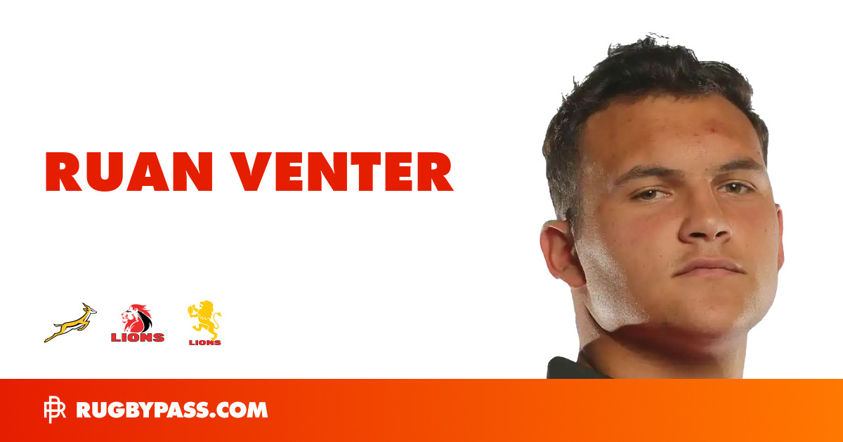 Ruan Venter Rugby Bio | News, Stats, Age, Height & Team | RugbyPass