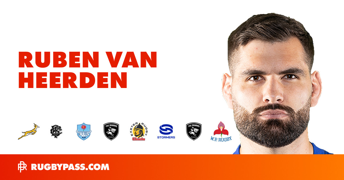 Ruben van Heerden Rugby Bio | News, Stats, Age, Height & Team | RugbyPass