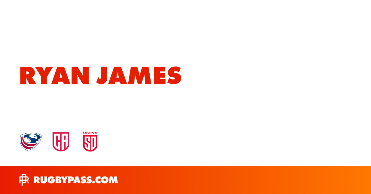 Ryan James Rugby Bio | News, Stats, Age, Height & Team | RugbyPass