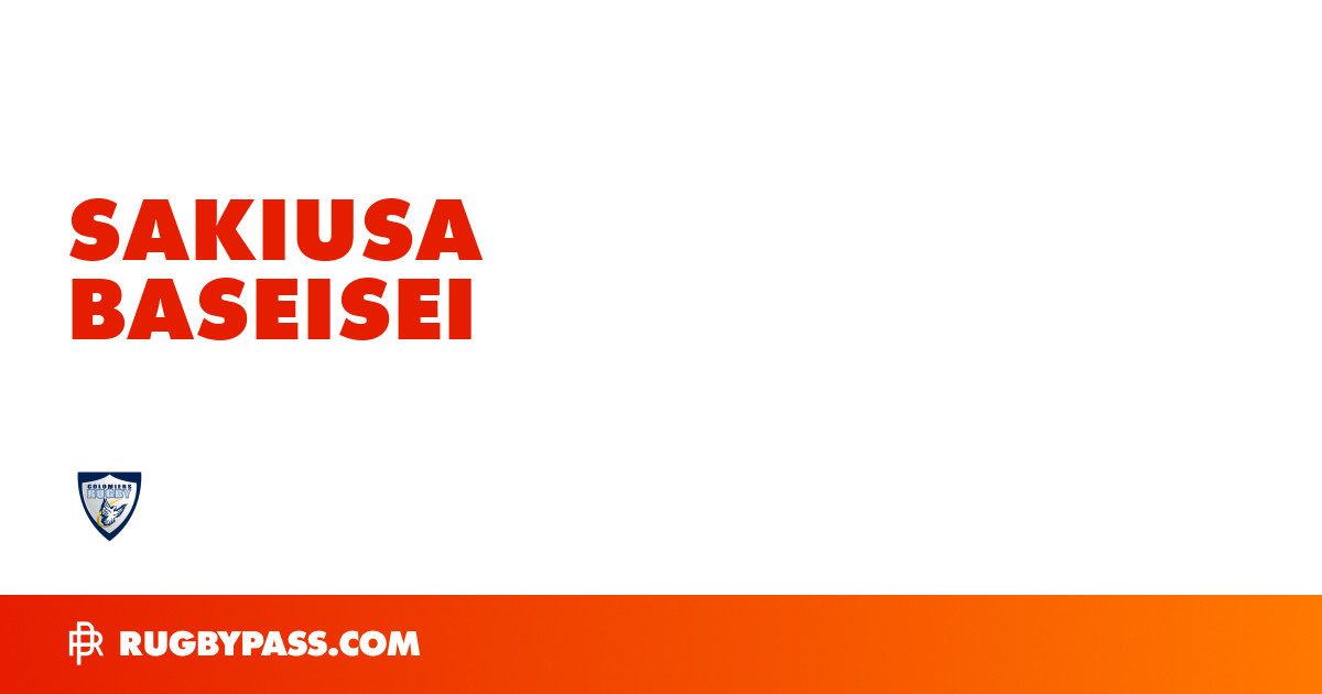 Sakiusa Baseisei Rugby Bio | News, Stats, Age, Height & Team | RugbyPass