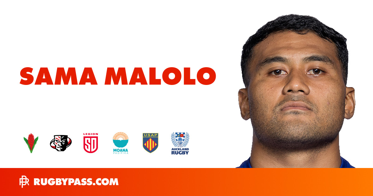 Sama Malolo Rugby Bio | News, Stats, Age, Height & Team | RugbyPass