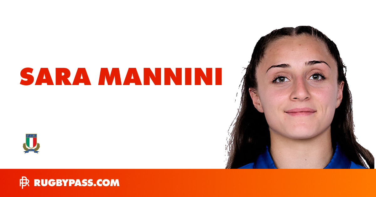 Sara Mannini Rugby Bio | News, Stats, Age, Height & Team | RugbyPass