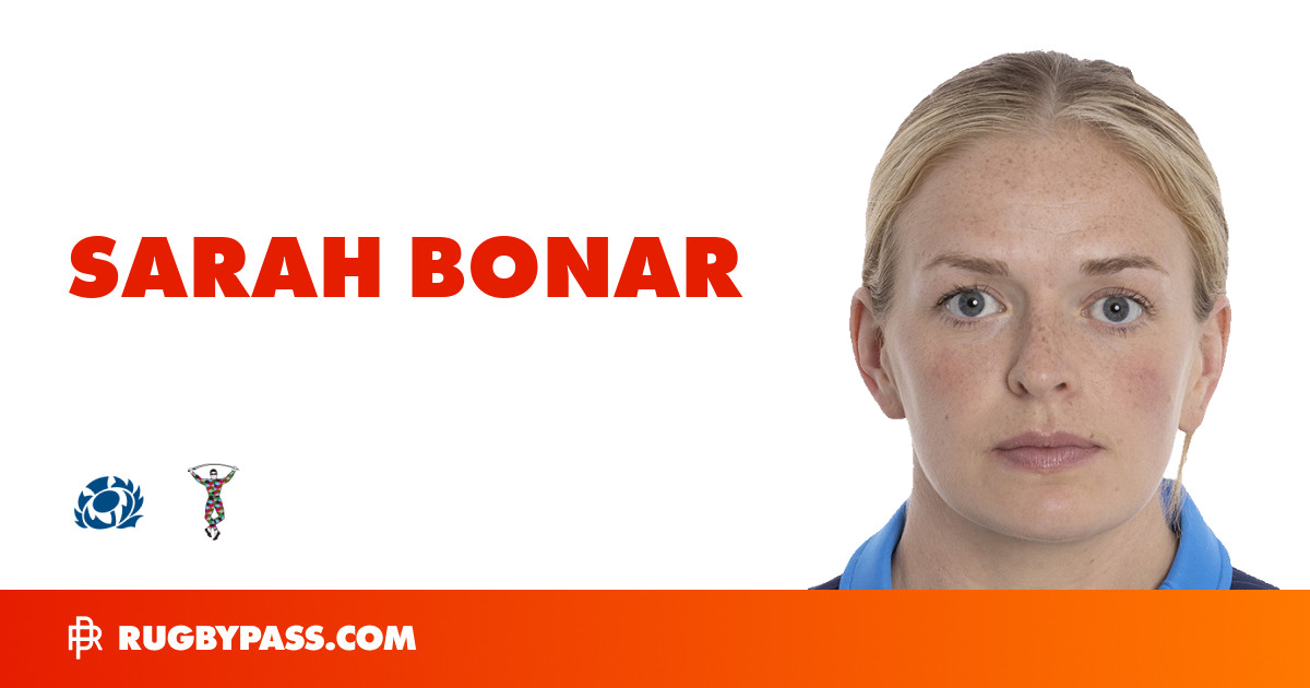 Sarah Bonar Rugby Bio | News, Stats, Age, Height & Team | RugbyPass