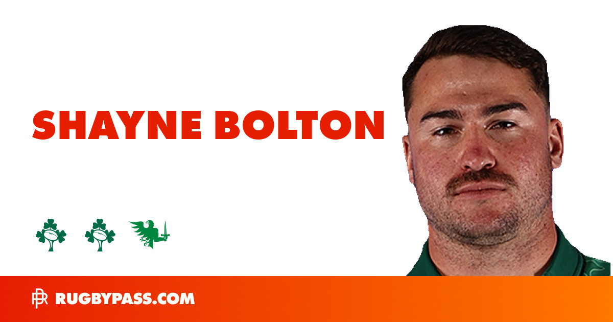 Shayne Bolton Rugby Bio | News, Stats, Age, Height & Team | RugbyPass