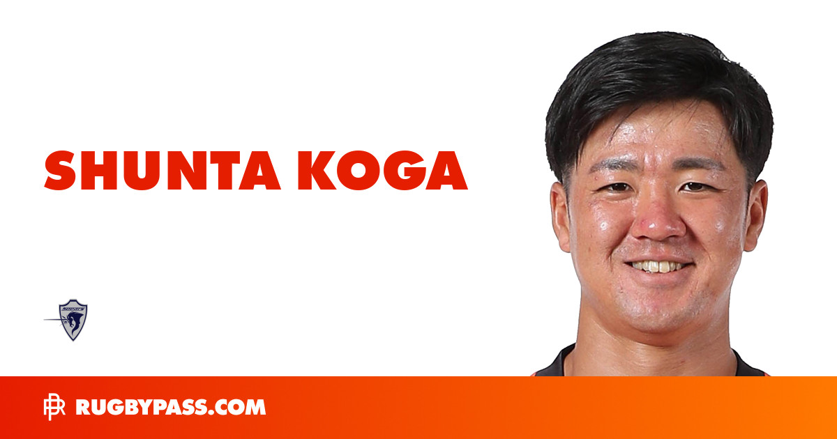 Shunta Koga Rugby Bio | News, Stats, Age, Height & Team | RugbyPass