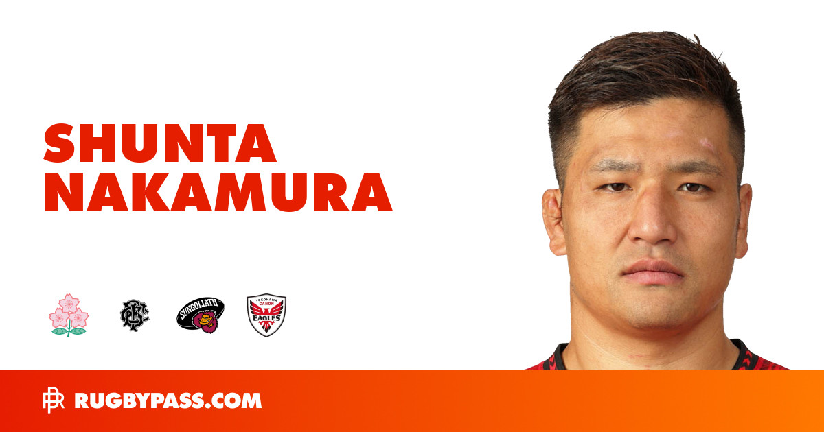 Shunta Nakamura Rugby Bio | News, Stats, Age, Height & Team | RugbyPass