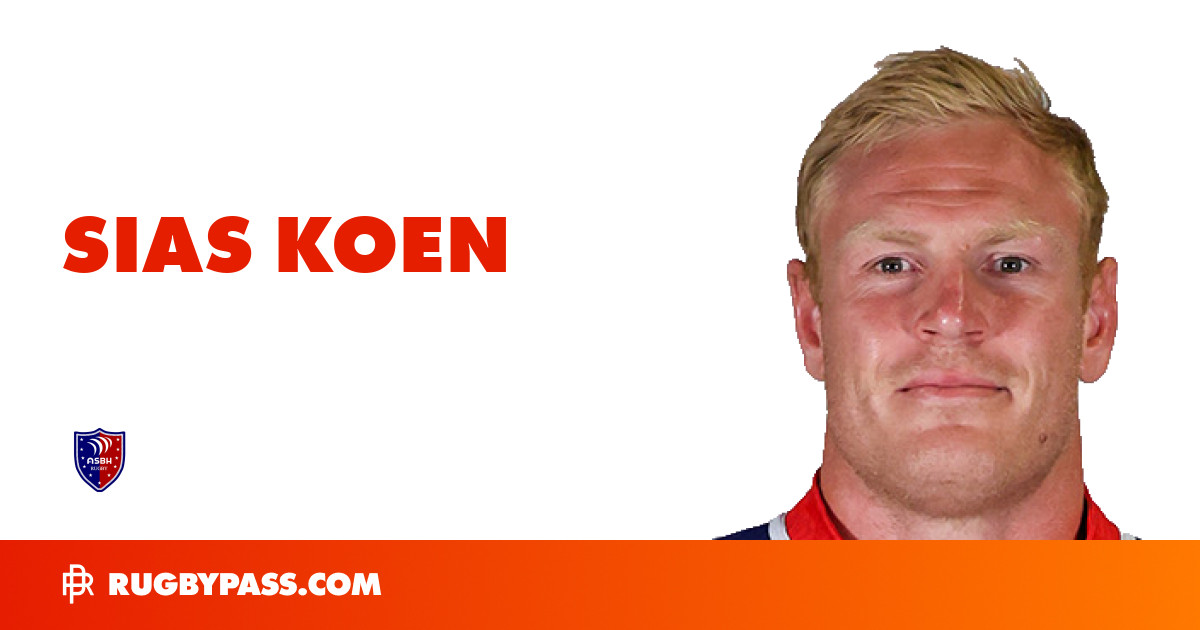 Sias Koen Rugby Bio | News, Stats, Age, Height & Team | RugbyPass