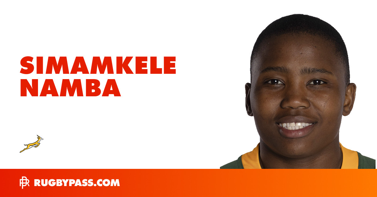 Simamkele Namba Rugby Bio | News, Stats, Age, Height & Team | RugbyPass